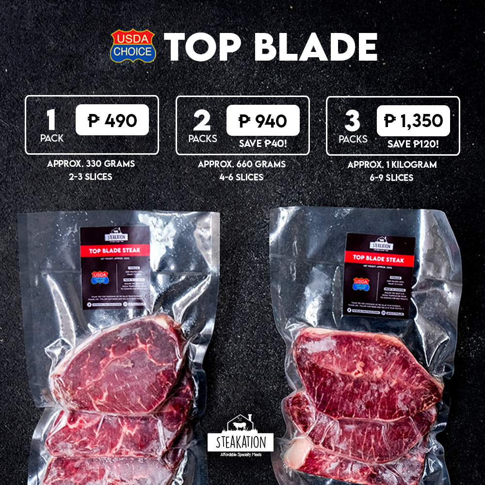 USDA Top Blade Steak (Choice Grade) – Steakation PH